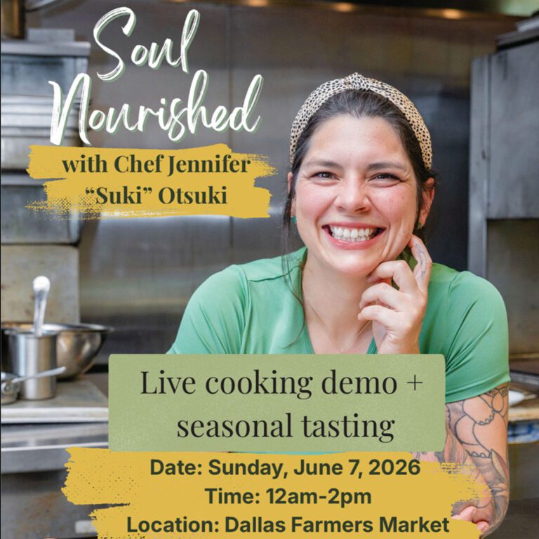 Soul Nourished Live Cooking Demo in Dallas | Seasonal Tasting with Chef ...